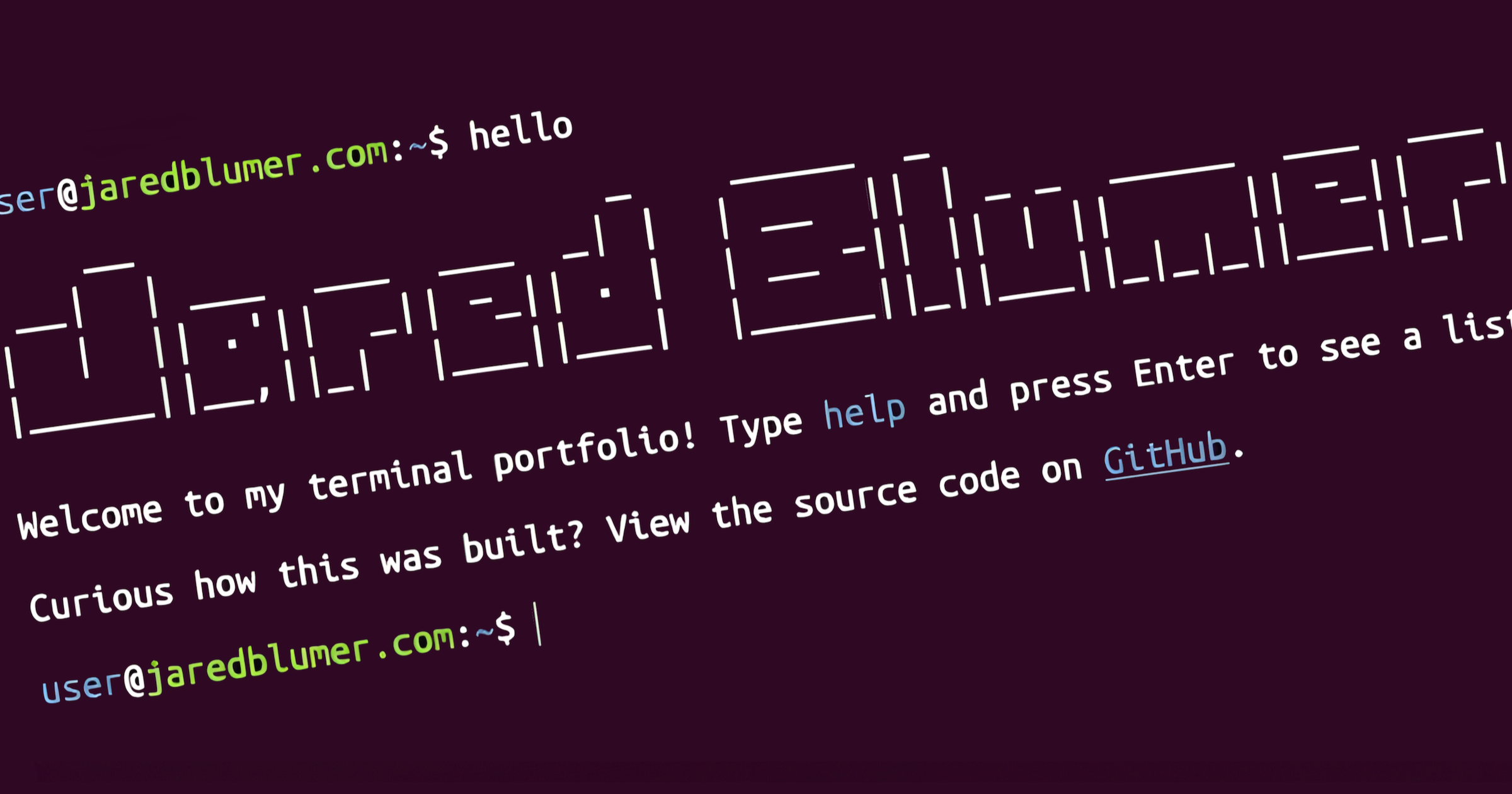 Jared Blumer - Full Stack Software Engineer